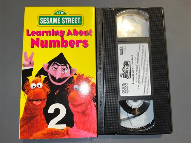 VHS SESAME STREET - Learning About Numbers (VHS, 1986) £4.15 - PicClick UK