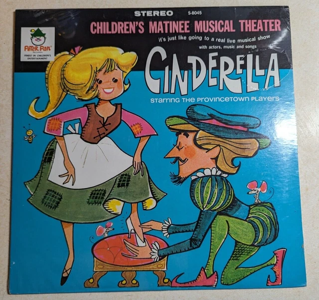 CHILDREN'S MATINEE MUSICAL Theater Cinderella LP Peter Pan Records New ...