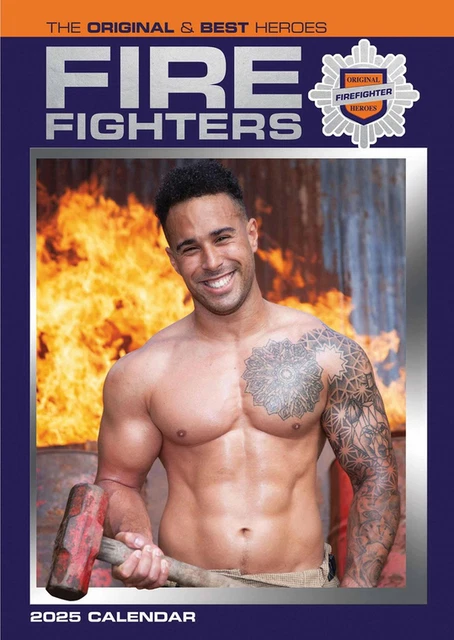 FIREFIGHTERS CALENDAR 2025 OFFICIAL LARGE ( 297mm X 420mm ) WALL A3 ...