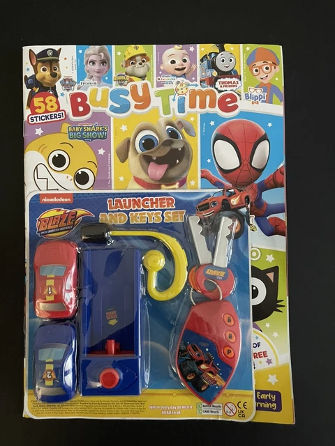 BUSY TIME MAGAZINE issue 263 with 58 stickers and launcher and keys set ...