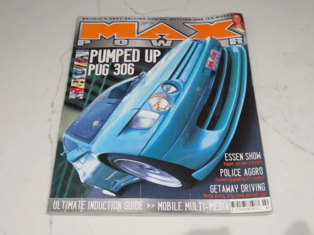 VINTAGE MAX POWER magazine ,February 1999, pumped up pug 306 £8.50 ...