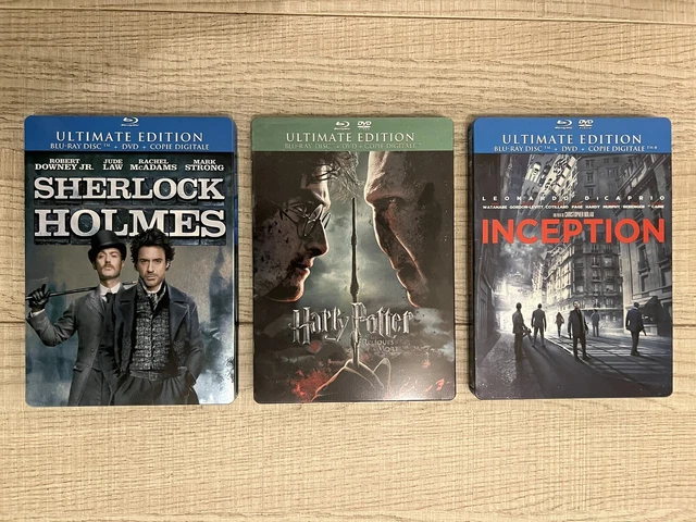 LOT STEELBOOK INCEPTION, Harry Potter, Sherlock Holmes EUR 6,00 ...