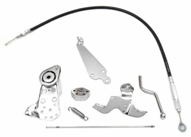 VINTAGE REPLICA FOOT Clutch Conversion Complete Kit Harley Shovelhead ...