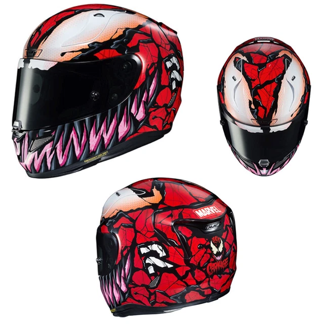 2021 HJC RPHA 11 PRO Carnage Marvel Full Face Street Motorcycle Helmet ...