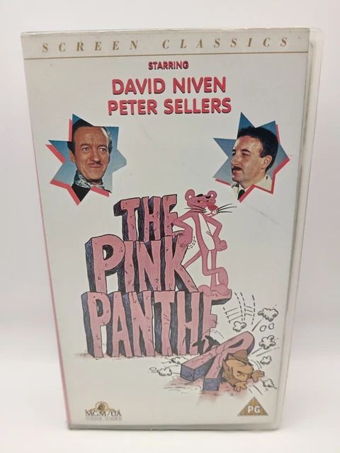 THE PINK PANTHER VHS Video Tape Cassette with David Niven and Peter ...