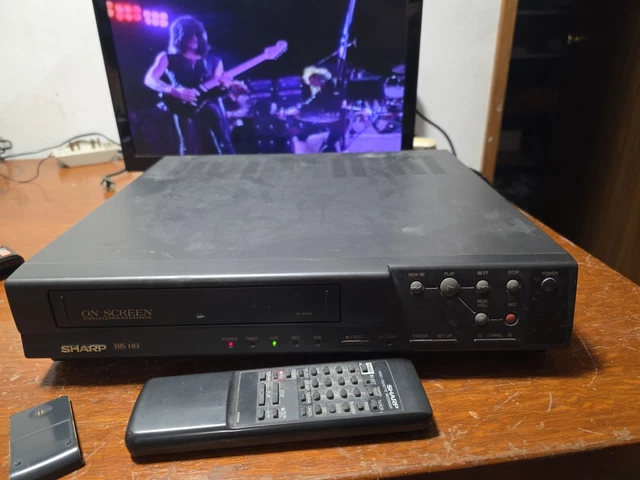 SHARP VC-A303U VHS HQ VCR Player With Remote £26.89 - PicClick UK