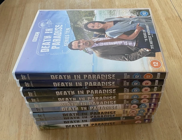 DEATH IN PARADISE - Series 1-10 Complete (DVD, 2016) Uk region 2 dvd £ ...