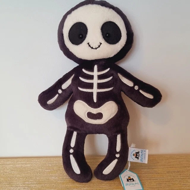 JELLYCAT SKELETON BOB New With Tags Halloween Plush Cuddly Toy EUR 56 ...