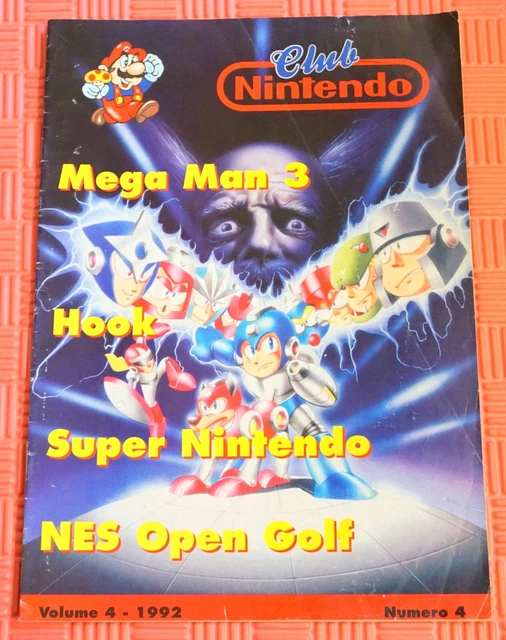 MAGAZINE RIVISTA GIOCHI Nintendo Club Volume 4 1992 N 4 Nes Snes Mega ...