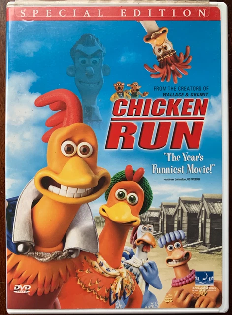 POULET RUN DVD 2000 Aardman Animation / Dreamworks Famille Film Région ...