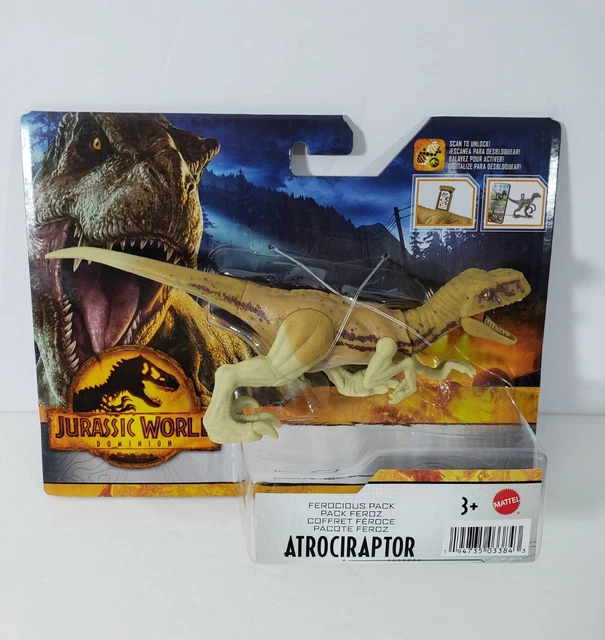 JURASSIC WORLD DOMINION Ferocious Pack Atrociraptor Panthera Figure ...