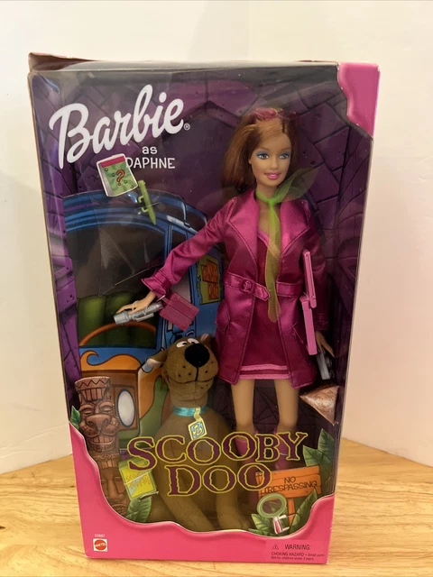 BARBIE AS DAPHNE Doll Scooby Doo 2001 #55887 NEW IN BOX! £42.48 ...
