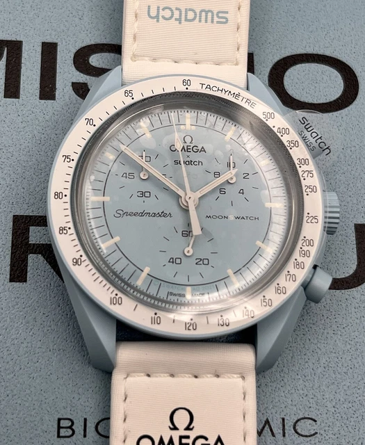 OMEGA X SWATCH Speedmaster Moonswatch bioceramic Mission t Uranus with ...