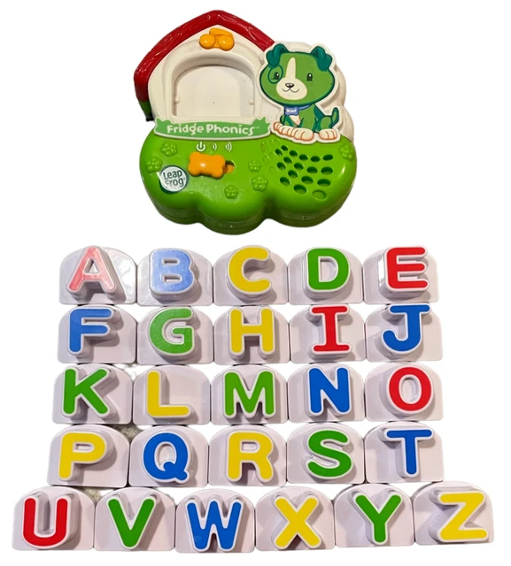 LEAP FROG FRIDGE Phonics Magnetic Letters Alphabet Uppercase Tested And leap-frog-fridge-phonics-magnetic-letters-alphabet-uppercase-tested-and