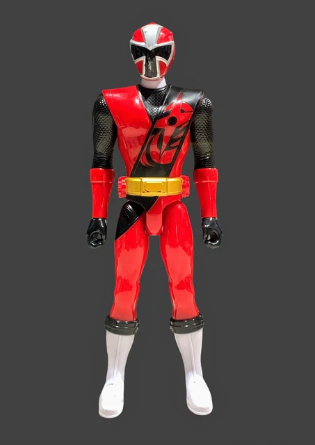 POWER RANGERS NINJA Steel Red Ranger 12" Action Figure 2016 Bandai SCG ...