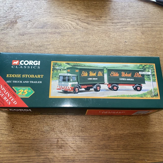 CORGI EDDIE STOBART Aec Short Wheelbase Lorry & Trailer Cc97369 1999 ...