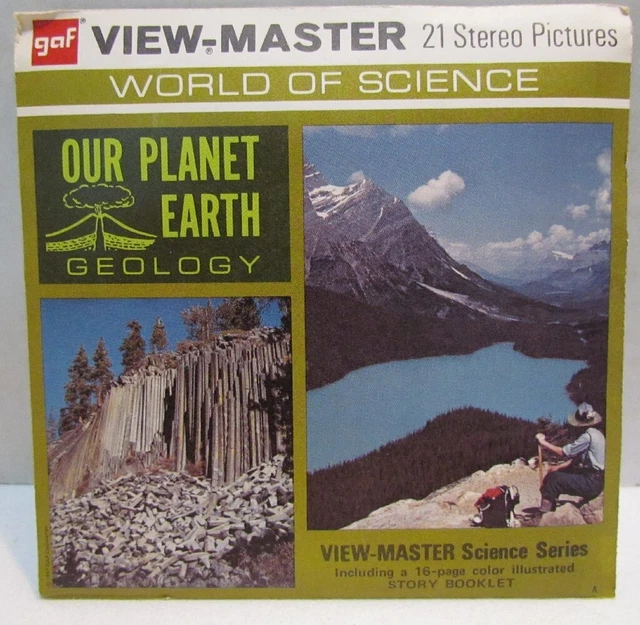 OUR PLANET EARTH Geology View-Master Pack B 675 complete w/ booklet £7. ...