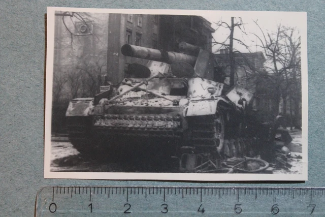 FOTO PHOTO JA Panzer Panzerhaubitze Hummel Wespe SDKFZ Sd.Kfz. tarn ...