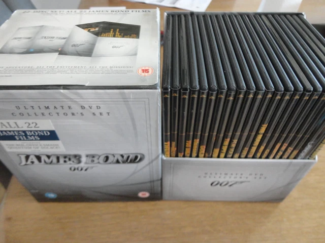 COFFRET JAMES BOND 007 ultimate DVD collector's set 22 dvd / en VO EUR 35,00 - PicClick FR