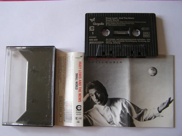 K7 CASSETTE AUDIO tape huey lewis and the news: small world EUR 3,99 ...