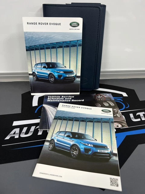 RANGE ROVER EVOQUE Owners Pack / Handbook / Manual + Wallet. 2015~2018 ...