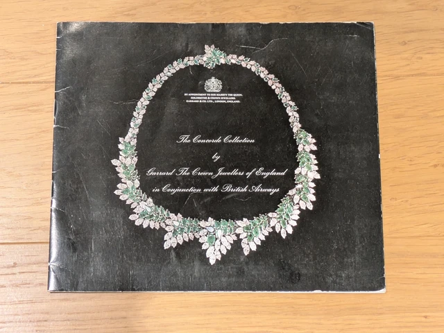BRITISH AIRWAYS CONCORDE Collection Garrard Crown Jewellers Brochure ...