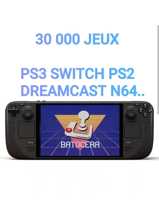 SD BATOCERA V41 512Go Steam Deck Lcd Oled Console Retrogaming Switch ...