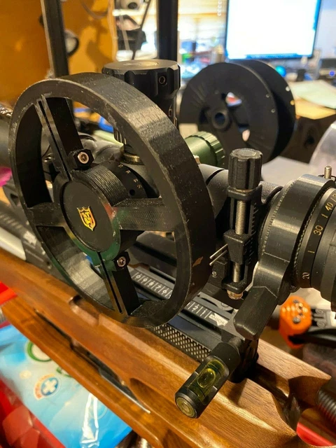 3D PRINTED PARALLAX Wheel 130MM for Big Nikko Rifle Scope 10x50x60 ...