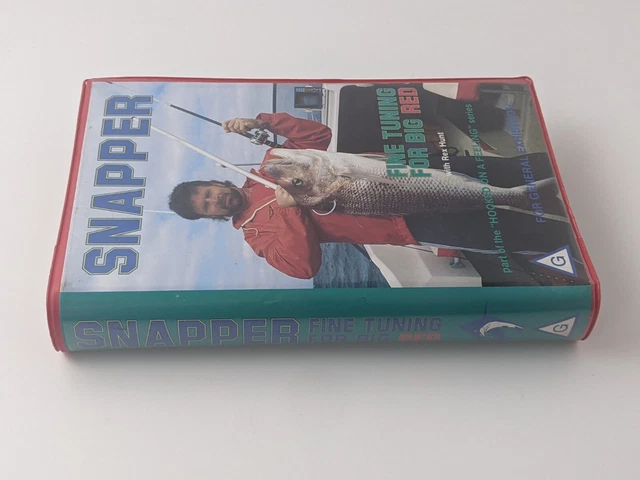 SNAPPER FINE TUNING For Big Red - With Rex Hunt - Vintage VHS Fishing ...