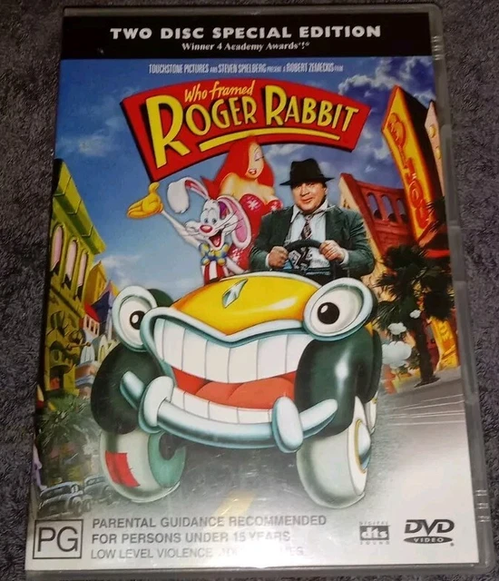 WHO FRAMED ROGER RABBIT DVD Region 4/2 CD set Good Condition Free ...