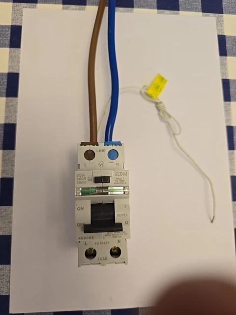 EATON MEM 80 AMP 30mA DOUBLE POLE RCD TYPE A AD80HE 80A Main Switch ...