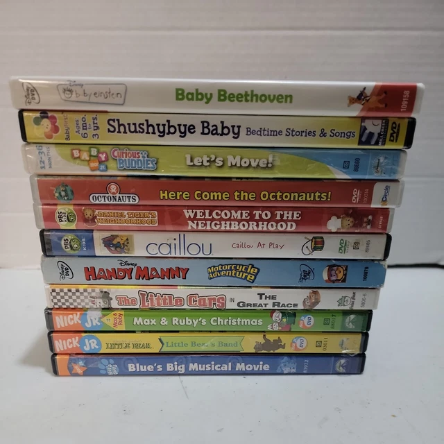 NICK JR., DISNEY PBS Kids & More DVD Lot of 11 EUR 8,66 - PicClick FR