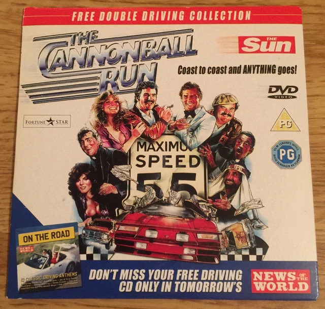 THE CANNONBALL Run - Burt Reynolds - The Sun Newspaper Promo Dvd *** £2 ...