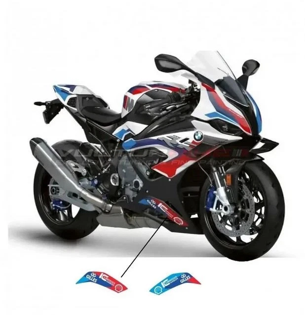 STICKERS DE CARÉNAGE inférieur réplique BMW M1000RR pour moto BMW ...