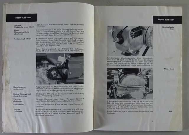 MANUALE OFFICINA/ISTRUZIONI DI Montaggio Kreidler Florett 3-Gang Mano ...