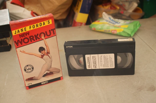 JANE FONDA’S NEW Workout VHS Video Cassette Tape PAL G 1986 EUR 14,99 ...
