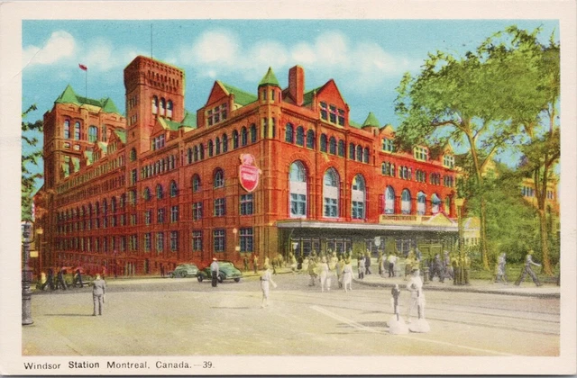 WINDSOR STATION MONTREAL Quebec QC Que Unused Postcard H33 $9.99 ...