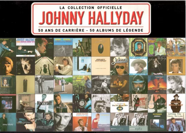 LA COLLECTION OFFICIELLE johnny hallyday 50 magnets,50 ans de carriere ...