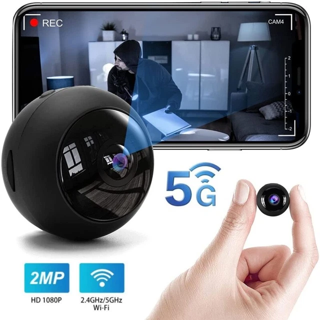 MINI WIRELESS HIDDEN Spy Camera Wifi 5G IP Home Security Night Vision ...