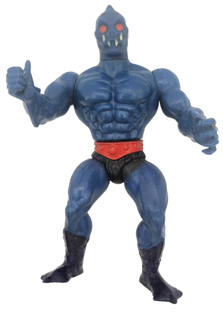 HE-MAN WEBSTOR FIGURE Masters of the Universe Soft Head 6" Vintage MOTU ...