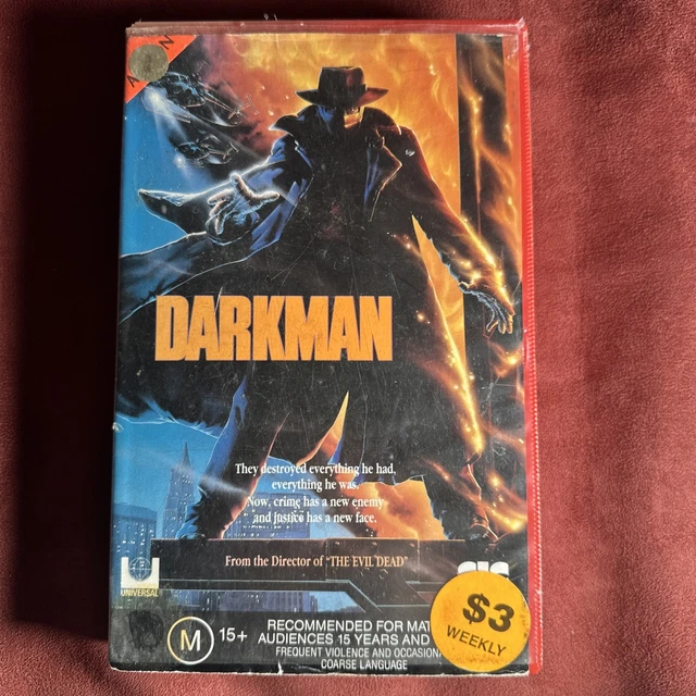 DARKMAN (VHS, BIG Box, 1990) - Liam Neeson / Sam Raimi - Free Shipping ...