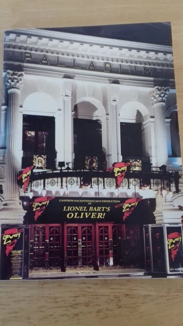 THEATRE PROGRAMME FOR Oliver At The London Palladium 1990's £2.00 ...