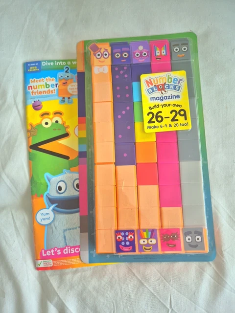 NUMBERBLOCKS 26-29 Makes 6-9 Learning Cbeebies Special Needs Toy ADHD ...