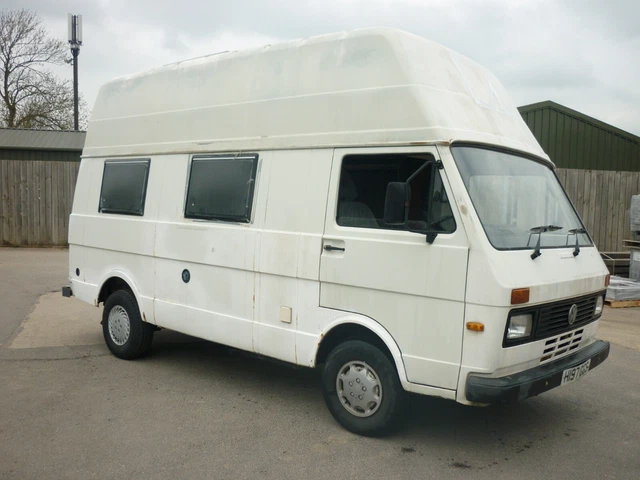 VW T35 E Diesel Van, Camper 1991 Lwb High Top Spares Or Repair Starts ...
