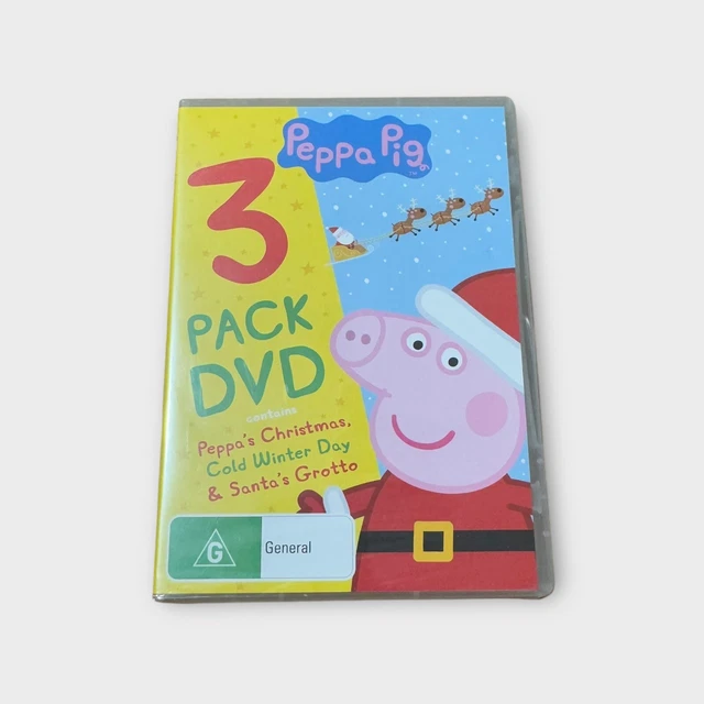 PEPPA PIG 3 Pack TV Animation Peppas Christmas Region 4 New Sealed $14. ...