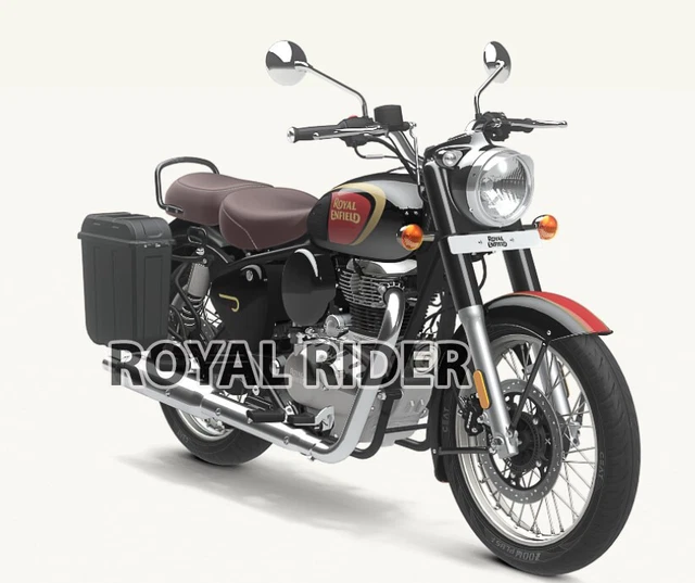 ROYAL ENFIELD REBORN New Classic 350 & Meteor 350 Commuter Pannier Rail ...