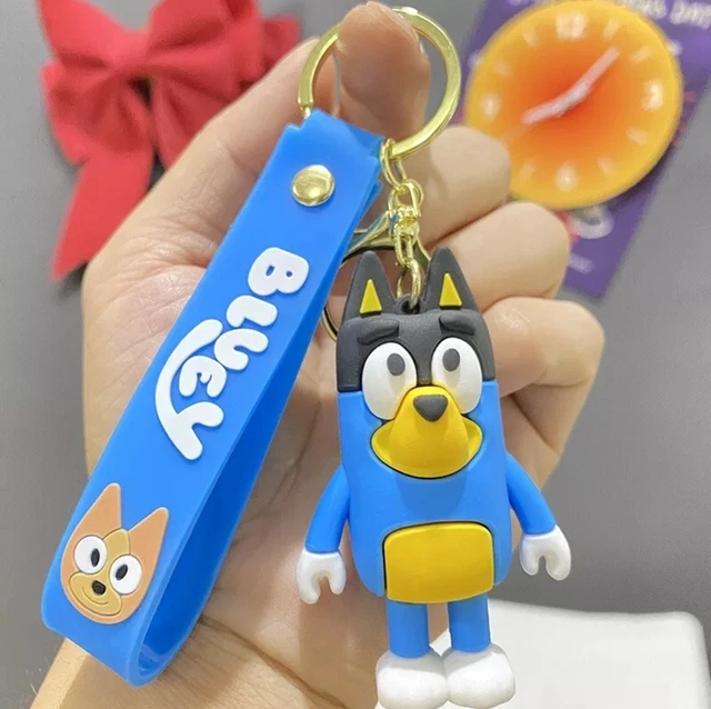 BLUEY BINGO KEYRING Bag Charm Keychain Cartoon Kids Bag Pendant Key ...