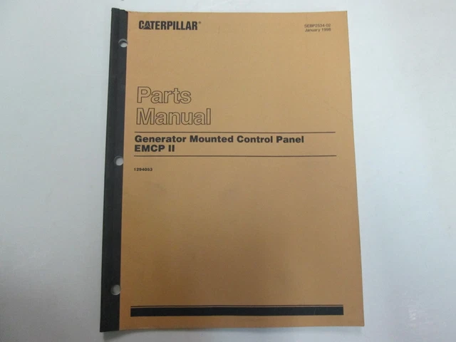 CATERPILLAR GENERATOR EMCP 2 Control Panel 133-6350 333-2392 £4,500.00 ...