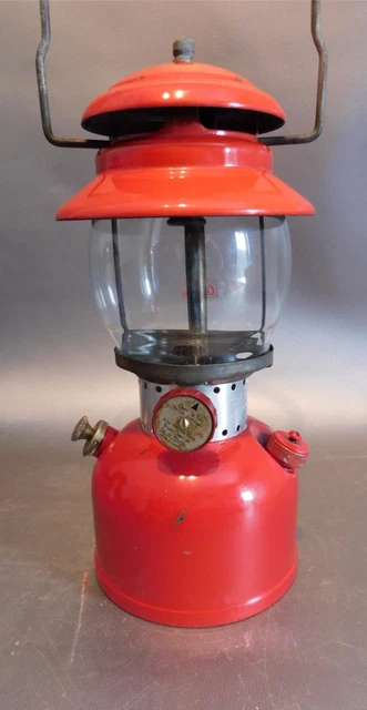 VINTAGE RED COLEMAN 200 Lantern,09/1968 ,Coleman Globe,Very Good,Made ...