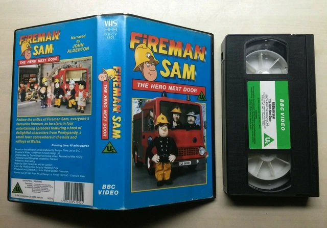 FIREMAN SAM - The Hero Next Door - Bbc - Vhs Video £19.99 - PicClick UK